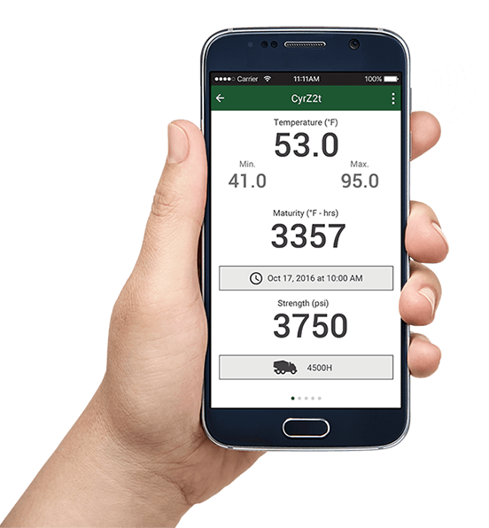 SmartRock Concrete Strength Sensor