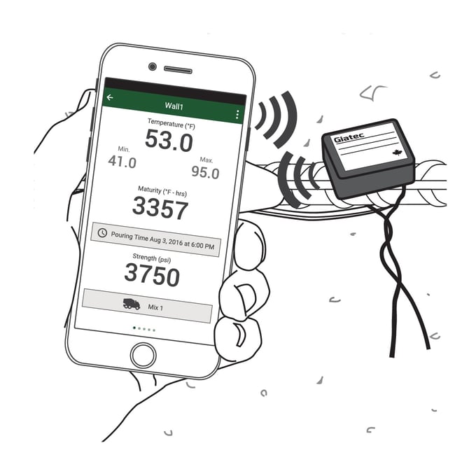 SmartRock Concrete Strength Sensor