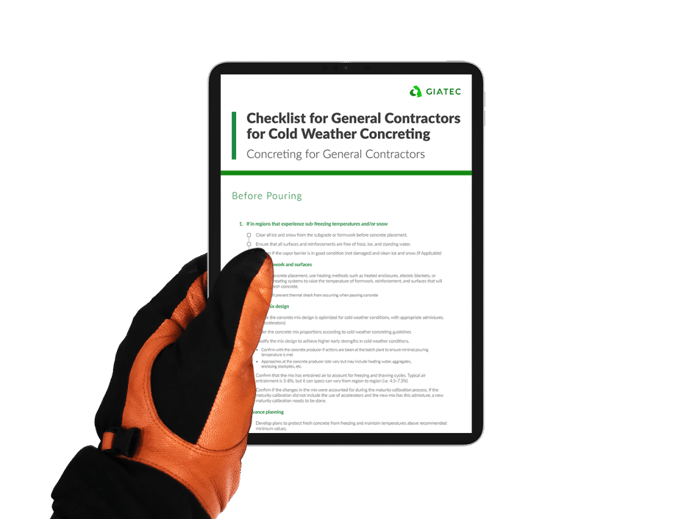 Cold Weather Quality Control Checklist