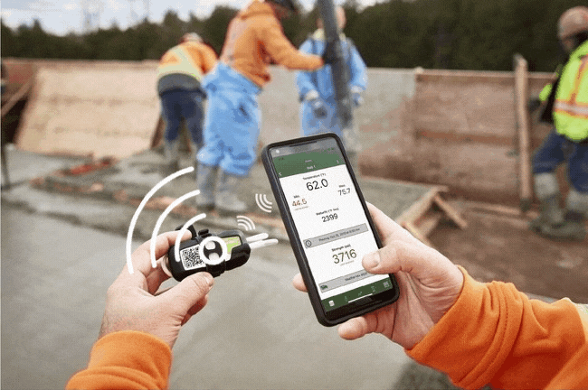 SmartRock Concrete Maturity Sensors