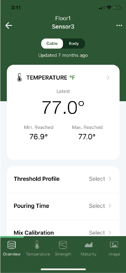 Giatec SmartRock Concrete Sensors